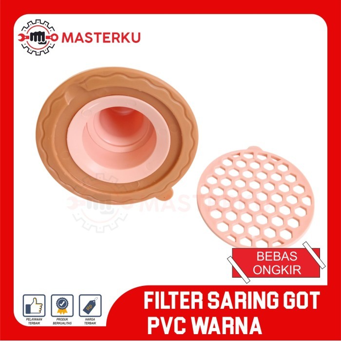 Jual FILTER SARING GOT PVC WARNA / SARINGAN GOT / FILTER DRAINASE ...