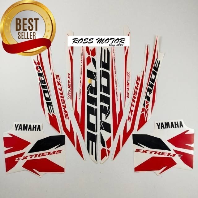 Jual COD - Striping stiker polet list motor yamaha x-ride xride 2014 ...