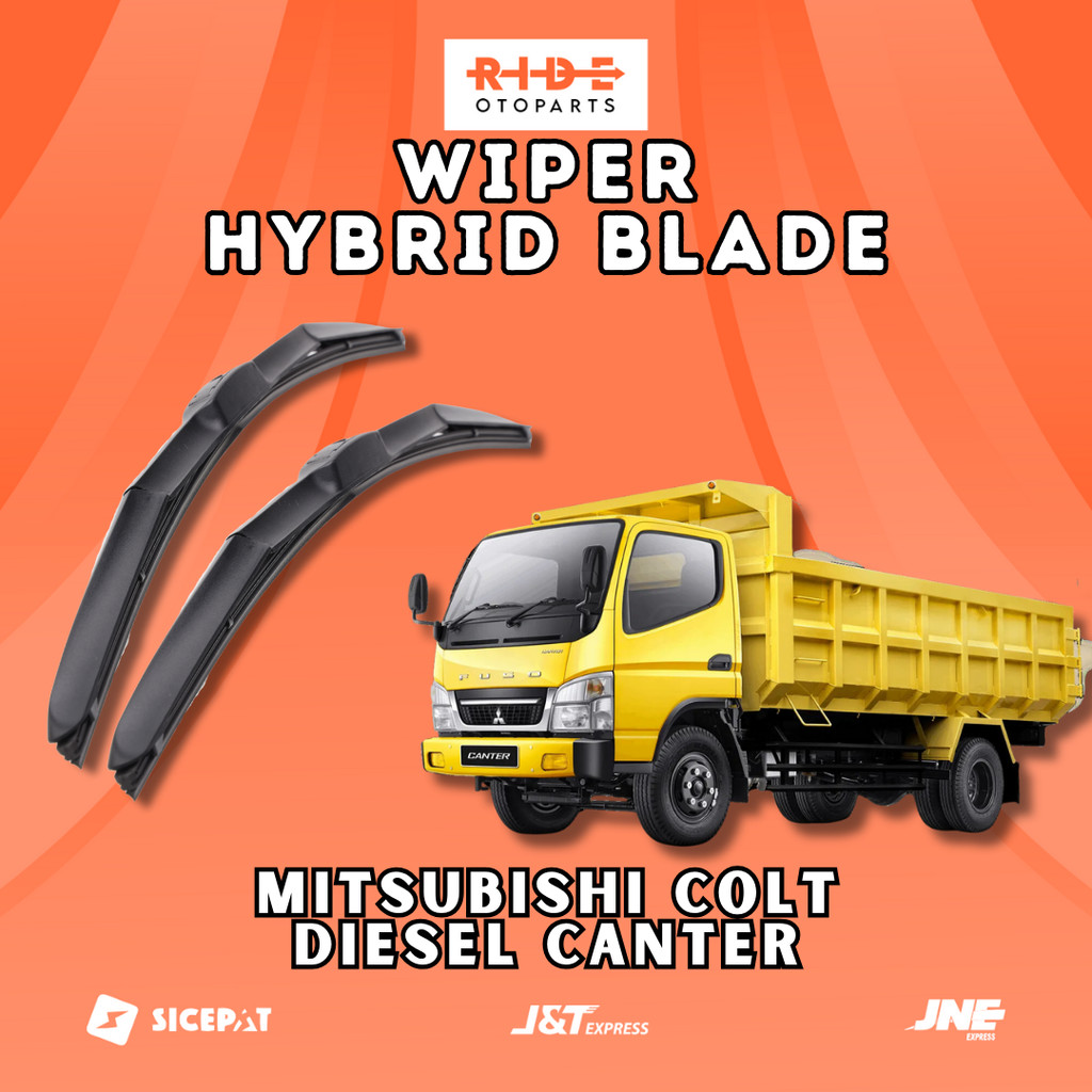 Jual Wiper Mobil Hybrid Blade Mitsubishi Truk Colt Diesel Canter Model ...