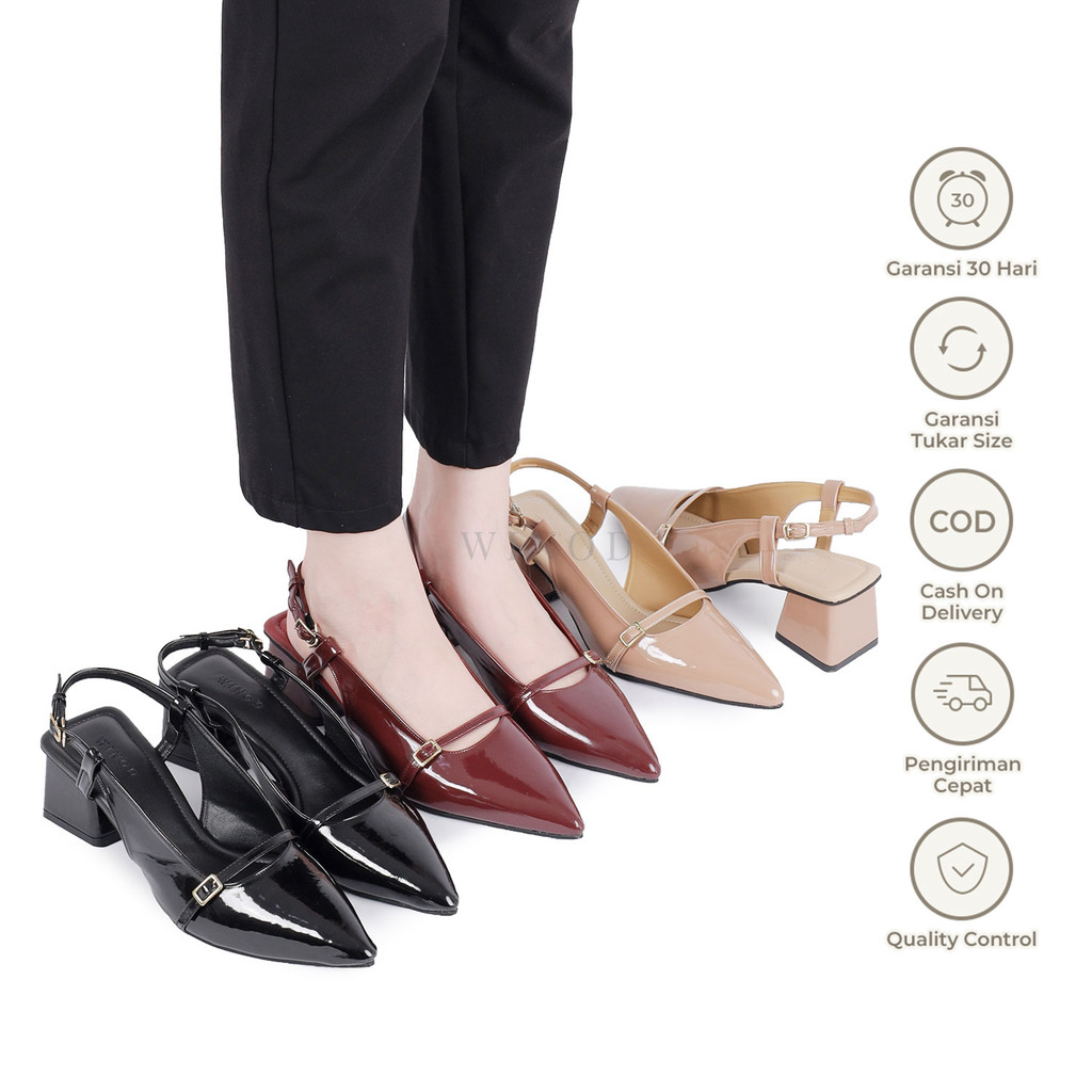 Jual WINOD Isla Mules Wanita | Sepatu Pesta | Sepatu Kerja | Sepatu ...