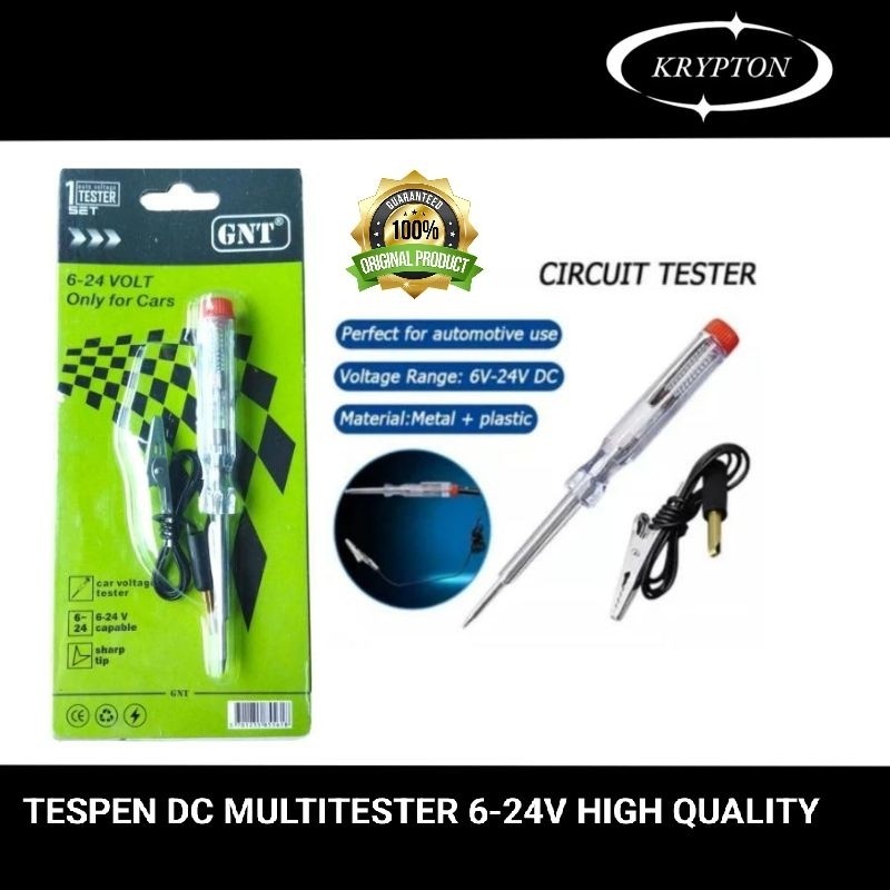 Jual GNT tespen dc / tespen aki 6-24V jaminan asli originalKRYPTON ...
