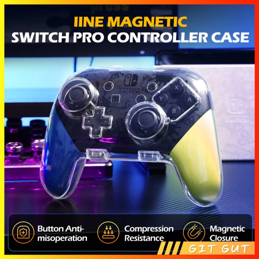 Jual IINE Nintendo Switch Pro Controller Magnetic Transparent Case ...