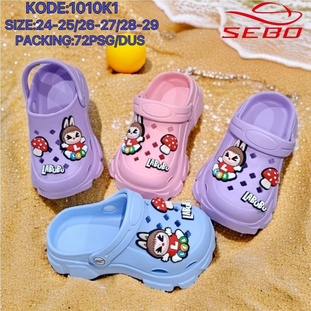 Jual Sandal Baim Anak Perempuan Laki Laki LABUBU Popmart Sandal Kodok ...