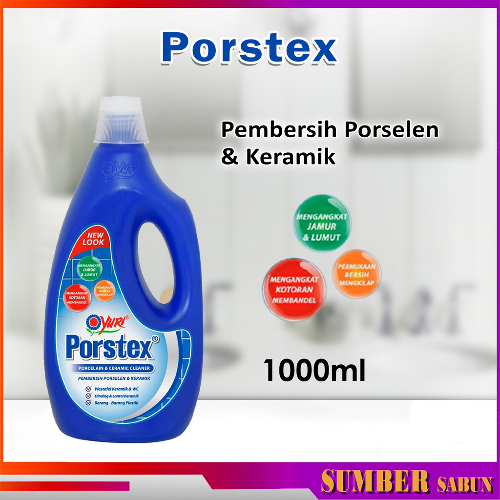 Jual Porstex Pembersih Kamar Mandi 1000 ML - Cairan Pembersih Kerak ...