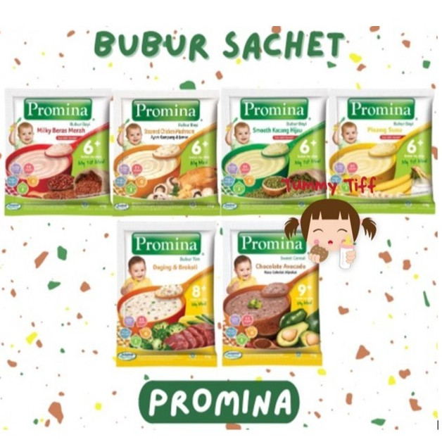 Jual PROMINA MPASI BUBUR BAYI SEREAL SACHET EKONOMIS 6 BULAN INSTAN TIM ...