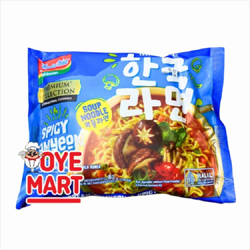 Jual INDOMIE PREMIUM COLLECTION SPICY RAMYEON FLAVOR 83 GR / MIE KHAS KOREA / KUAH | Shopee ...