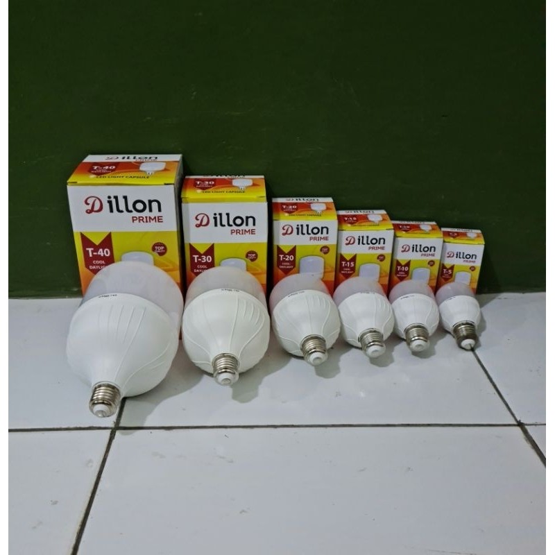 Jual LAMPU LED 5 WATT JUMBO DILLON PRIME HEMAT ENERGI 90% CAHAYA PUTIH TERANG COOL DAYLIGHT TK ...