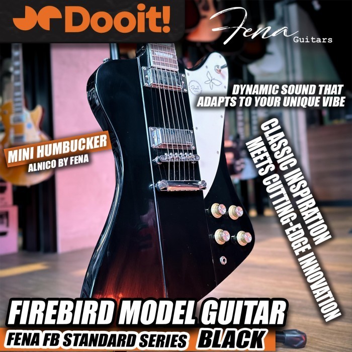Jual Fena Guitars Firebird Fire Bird Electric Gitar elektrik alternatif ...
