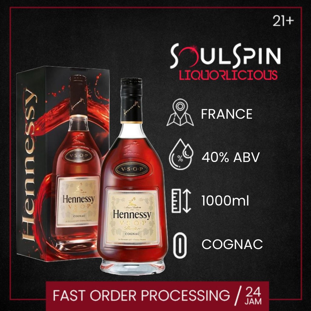 Jual Hennessy VSOP Cognac 1000ml | Shopee Indonesia