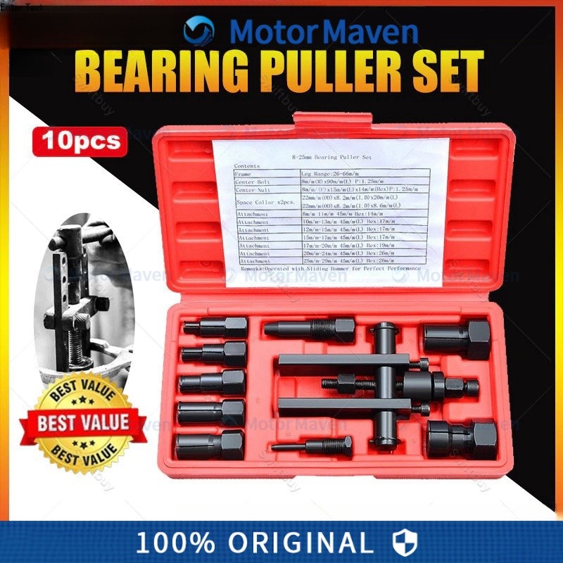 Jual 10pcs Tracker Bearing Puller Set Treker Pencabut Bearing Set ...