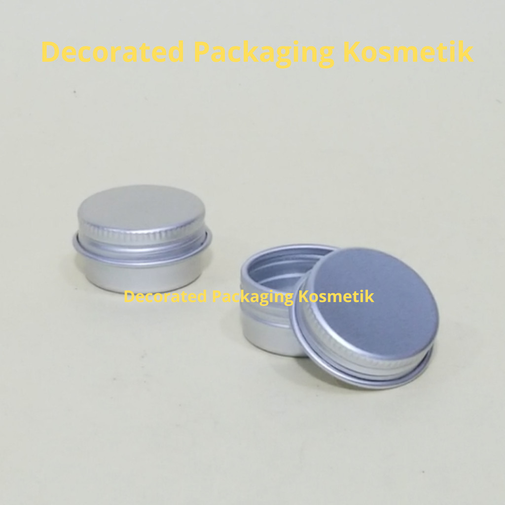 Jual Pot Alumunium Ceper 5 Gr Silver / Pot Alumunium / Pot Kaleng ...