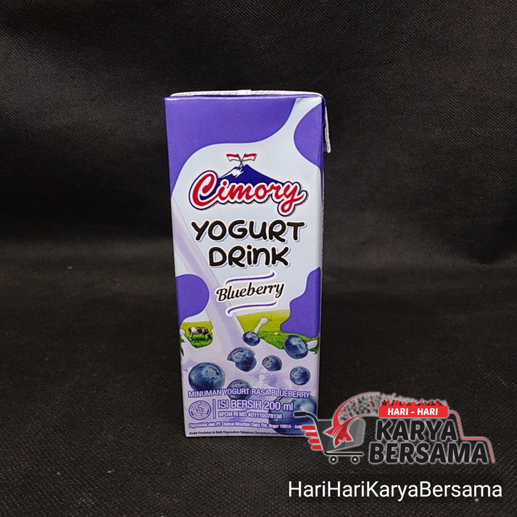 Jual MINUMAN CIMORY YOGURT DRINK BLUEBERRY 200ML | Shopee Indonesia