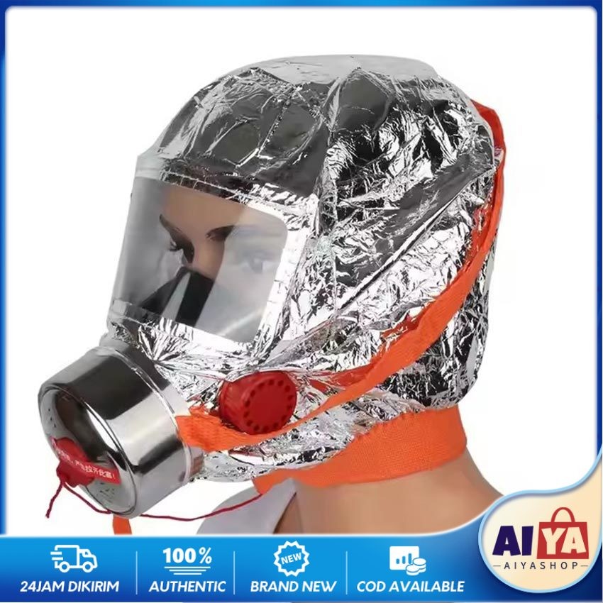 Jual Fire Escape Hood / Emergency Mask / Masker kebakaran Darurat Full ...