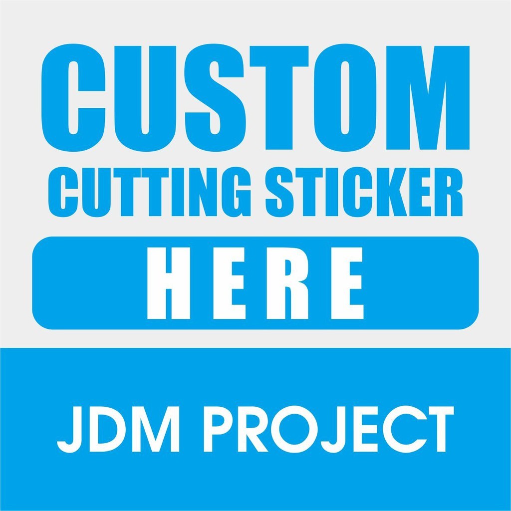 Jual Cutting Sticker Desain Custom Suka-suka | Shopee Indonesia