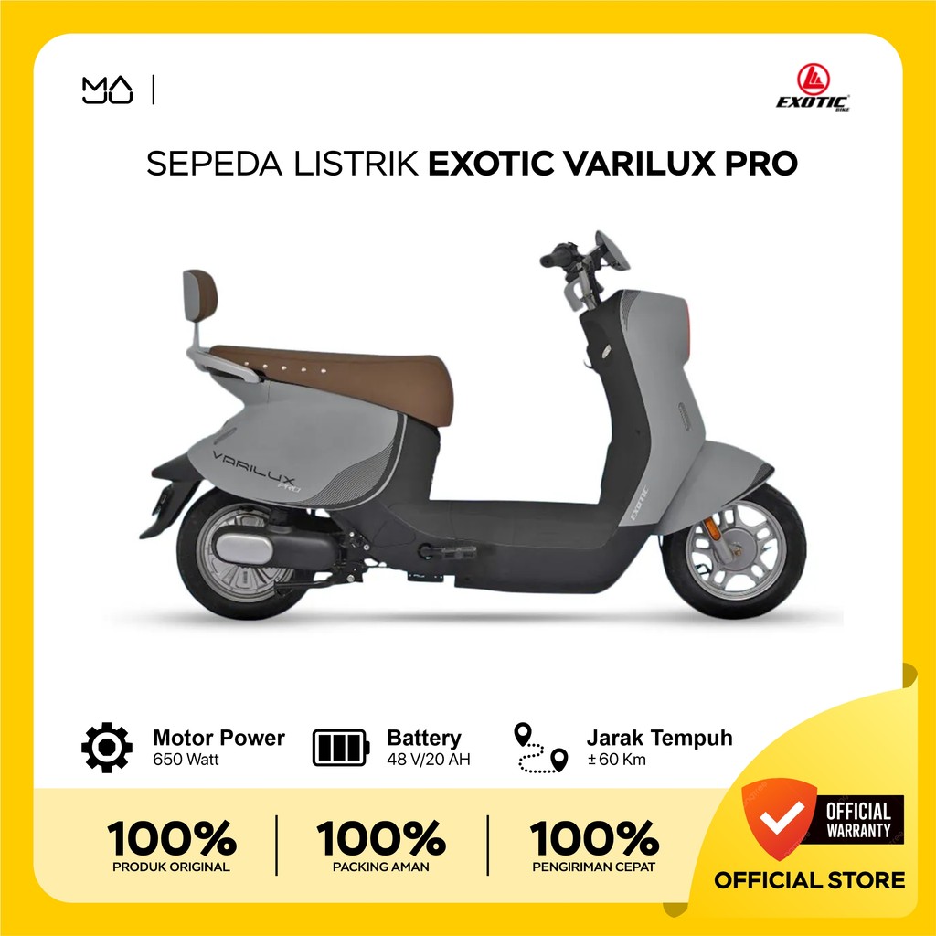 Jual Sepeda Listrik Exotic VARILUX PRO 650 Watt - Garansi Resmi ...