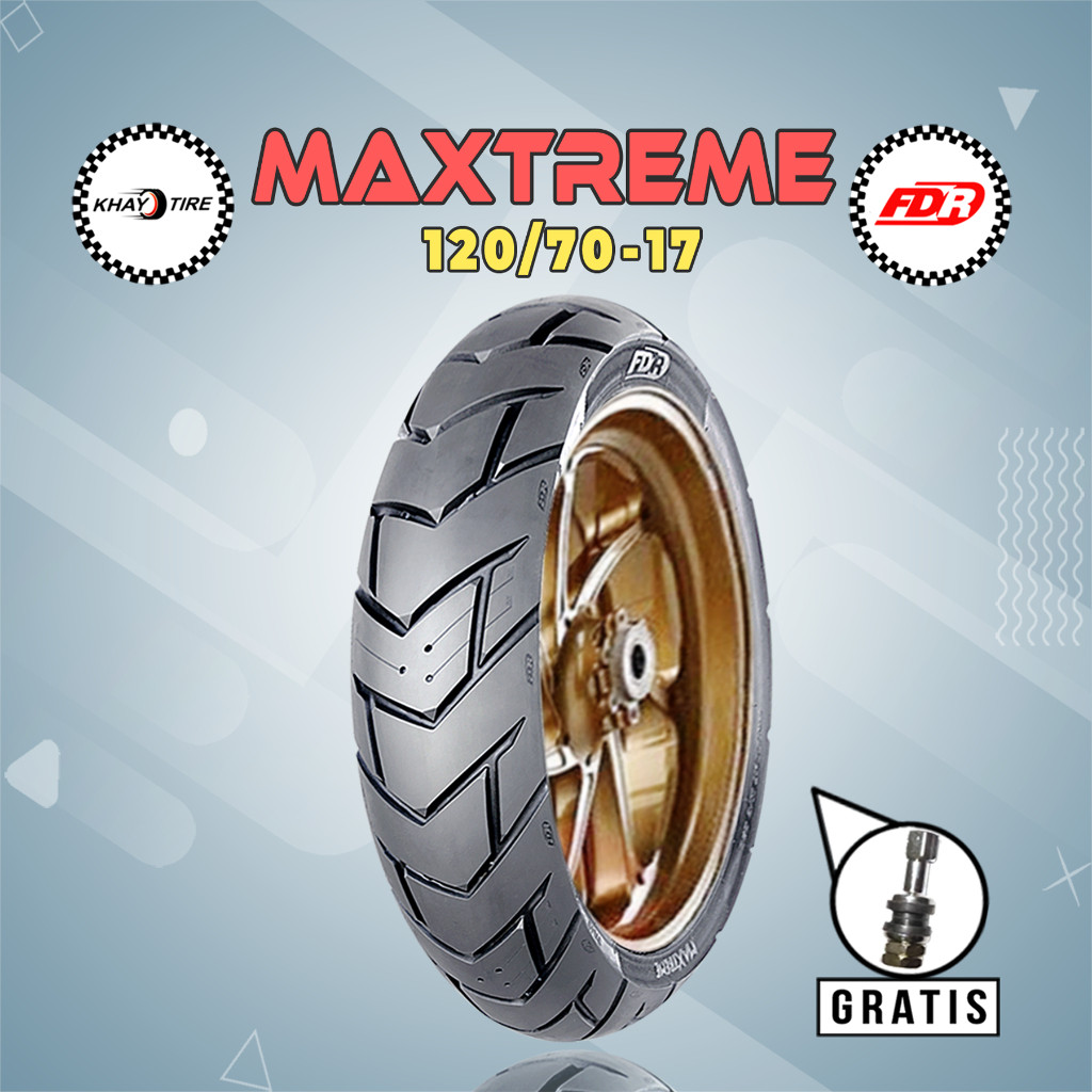 Jual [READY COD] Ban Motor Sport - Supermoto FDR MAXTREME 120/70 Ring 17 Tubeless | Shopee Indonesia