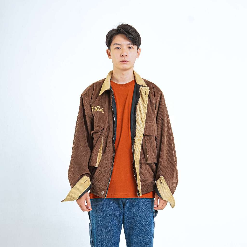 Jual CLUB of 1986 Fujitora Corduroy Oversize Vintage Riding Jacket ...
