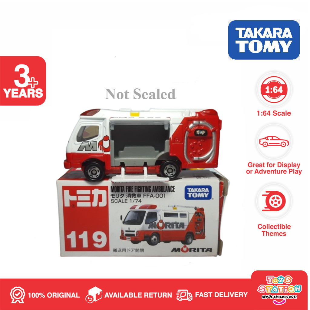 Jual Tomica 119 1/74 Morita Fire Fighting Ambulance - Toyzstatioon | Shopee Indonesia