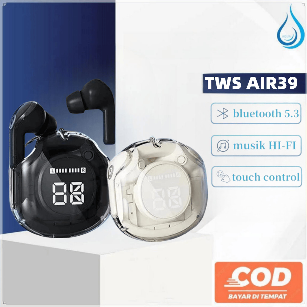 Jual AQUA TWS Air39 Ultra pods in-Ear Earbuds Bluetooth V5.3 Android ...