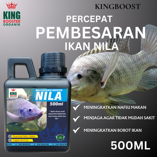 Jual Vitamin Ikan Nila, Cepat Besar, Penambah Napsu Makan, Panen Lebih Cepat 100% 500ML | Shopee ...