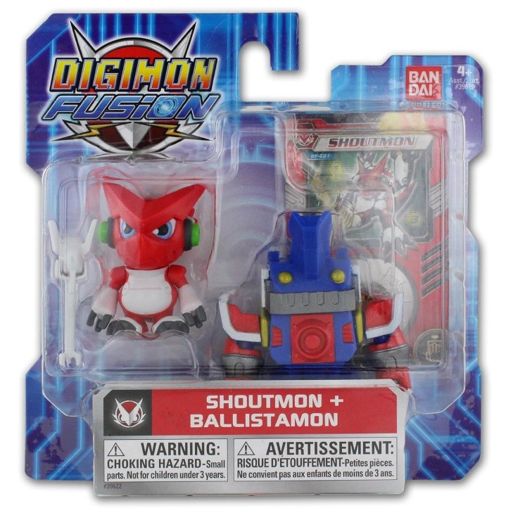 Jual Digimon Fusion Shoutmon + Ballistamon Action Figure (2013 ...