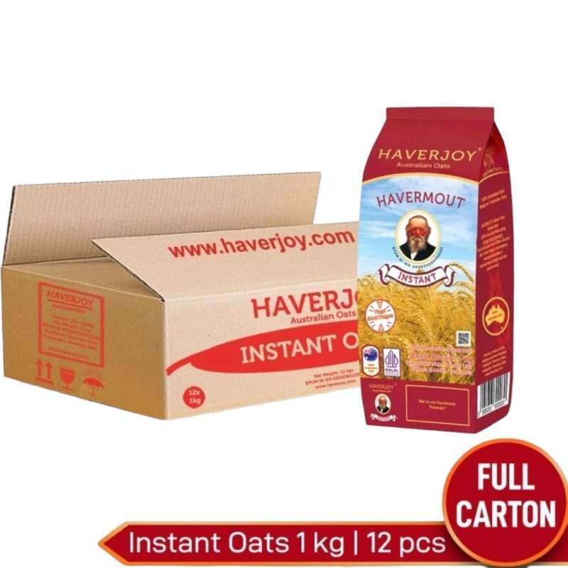 Jual Haverjoy Instant Oats 1 Karton -12 pcs | Shopee Indonesia