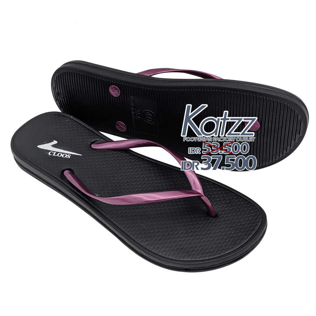 Jual Katzz - Sandal Jepit Wanita Warna Uk 36 - 40 / Sandal Santai ...