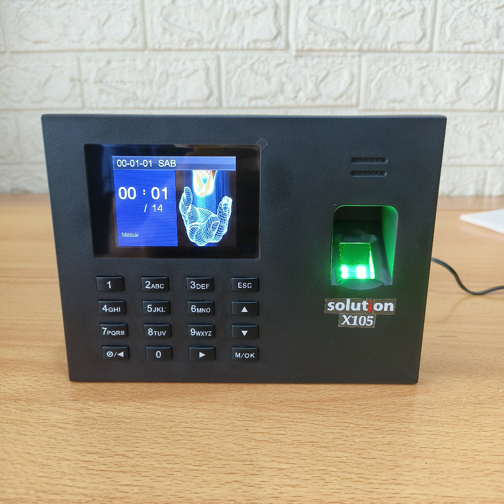 Jual Mesin Absensi Solution X105 Untuk Absen Fingerprint Sidik Jari ...
