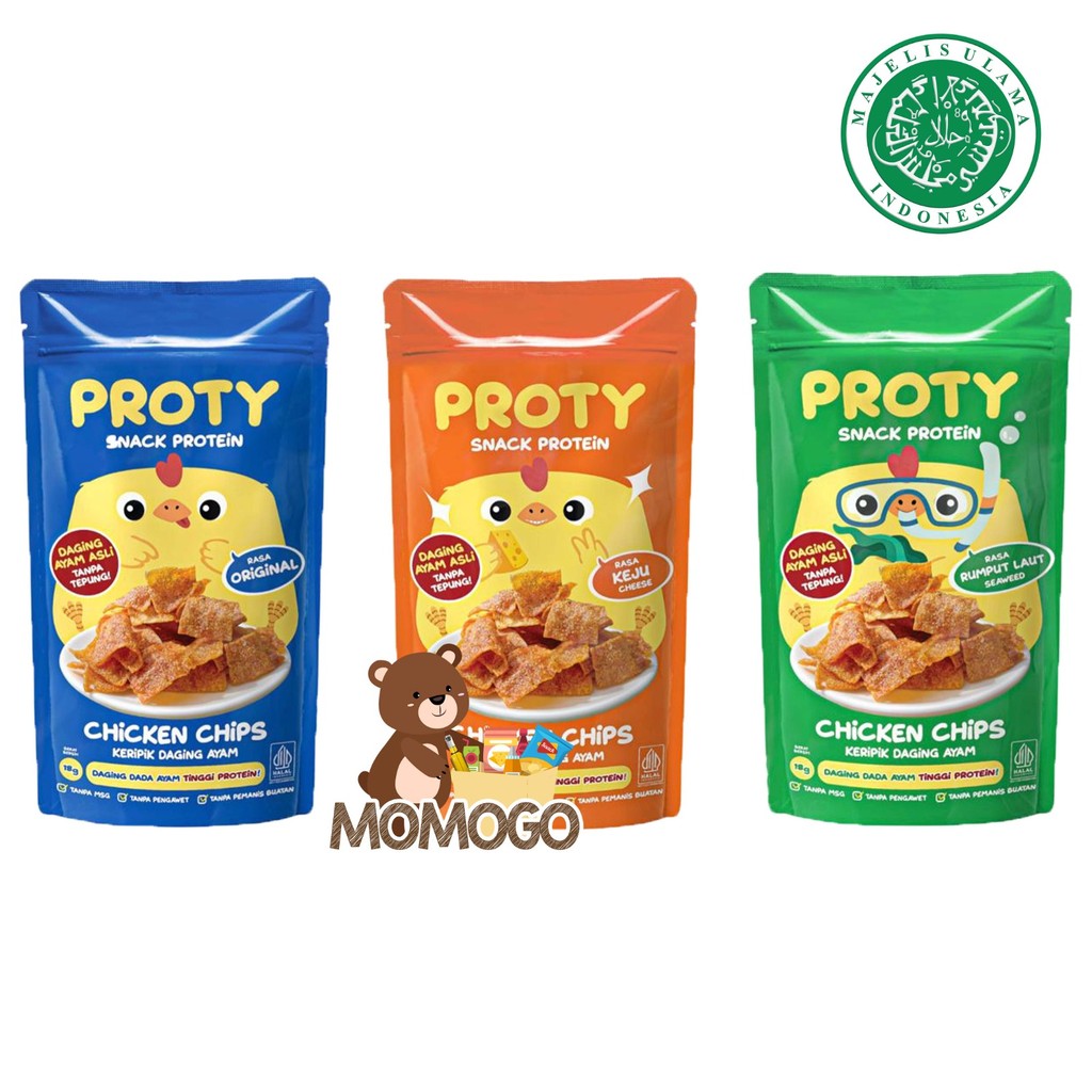 Jual PROTY SNACK PROTEIN CHICKEN CHIPS ALL VARIANT | Shopee Indonesia