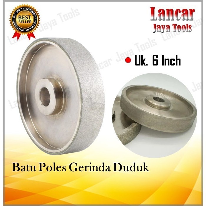 Jual Batu Poles Asah Diamond Wheel Grinding 6 Inch Besi Baja Stainless ...