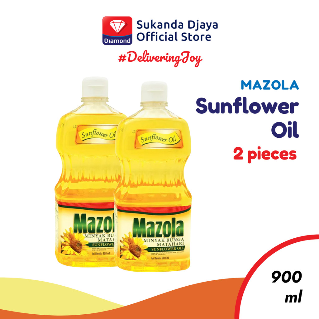 Jual Mazola Sunflower Oil Minyak Biji Bunga Matahari 900 Ml - Twin Pack ...
