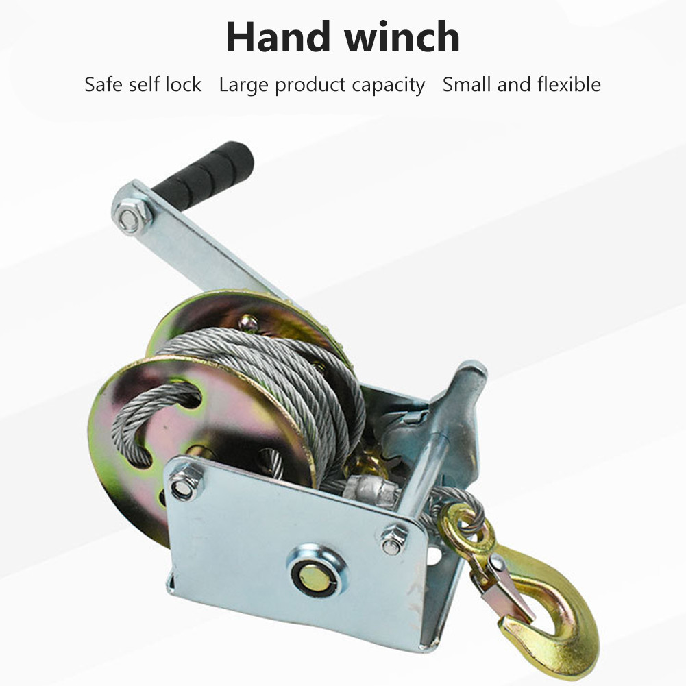 Jual [COD] Manual 800Lbs Katrol Kanopi Sliding Hand Crank Capstan ...