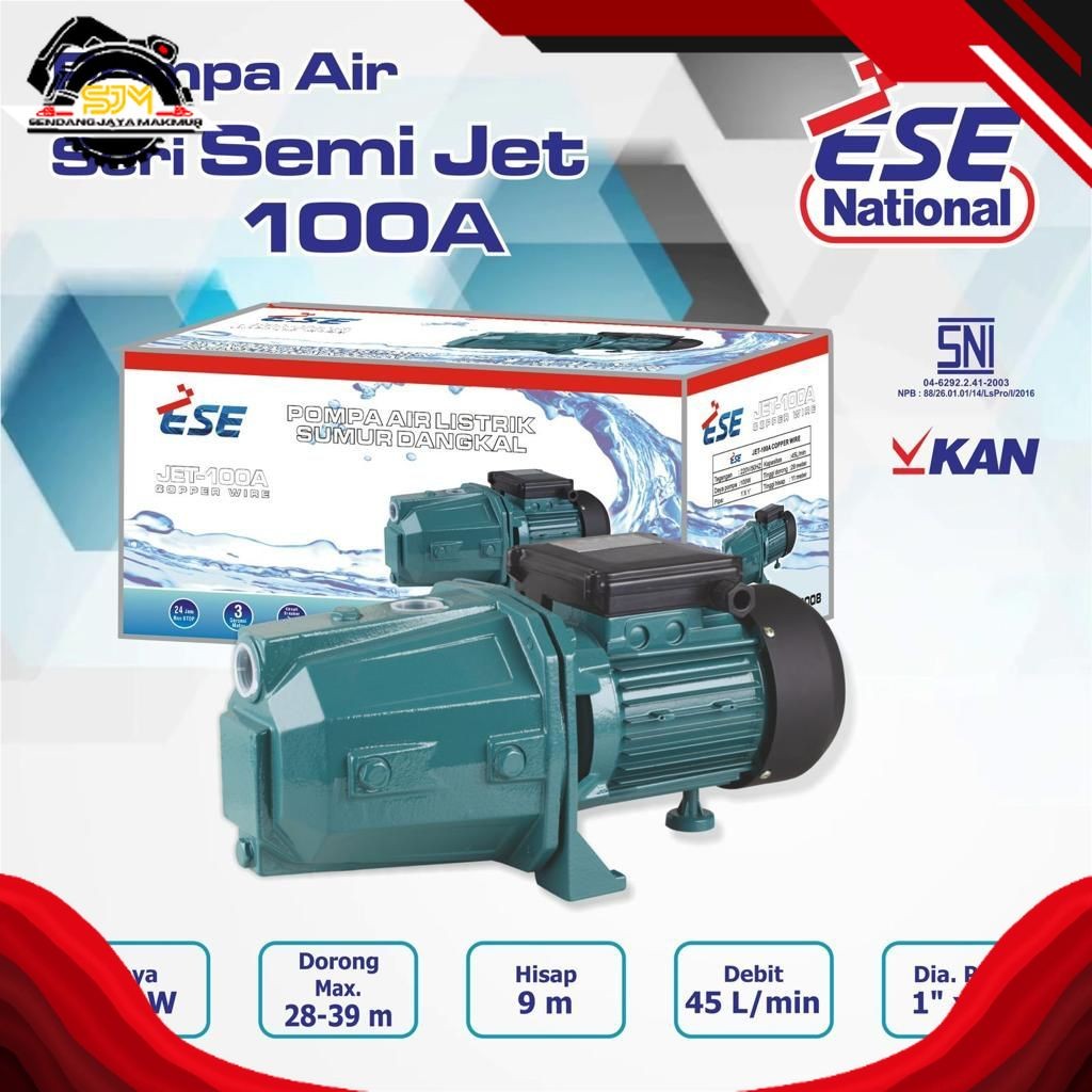 Jual POMPA AIR SEMI JET 100A ESE NATIONAL | Shopee Indonesia