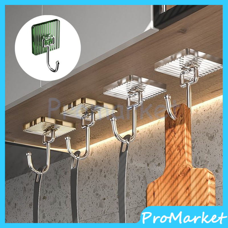 Jual Tempelan Dinding Tanpa Bor Paku Gantungan Hook Premium Tebal ...