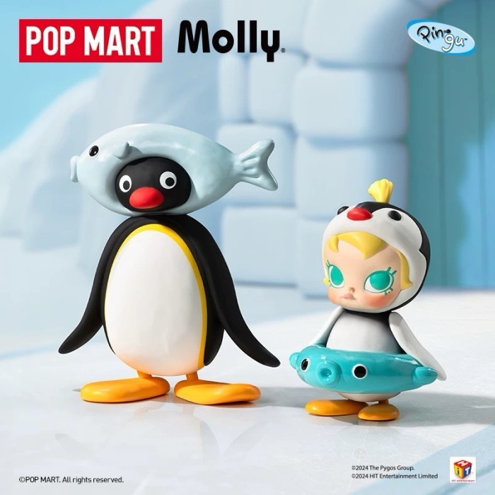Jual Baby Molly x Pingu Popmart Original Action Figure Collection ...
