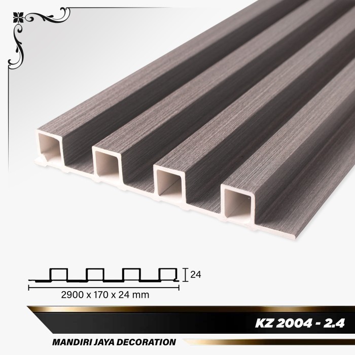 Jual WPC WOOD PANEL DINDING - WPC 100 | Shopee Indonesia