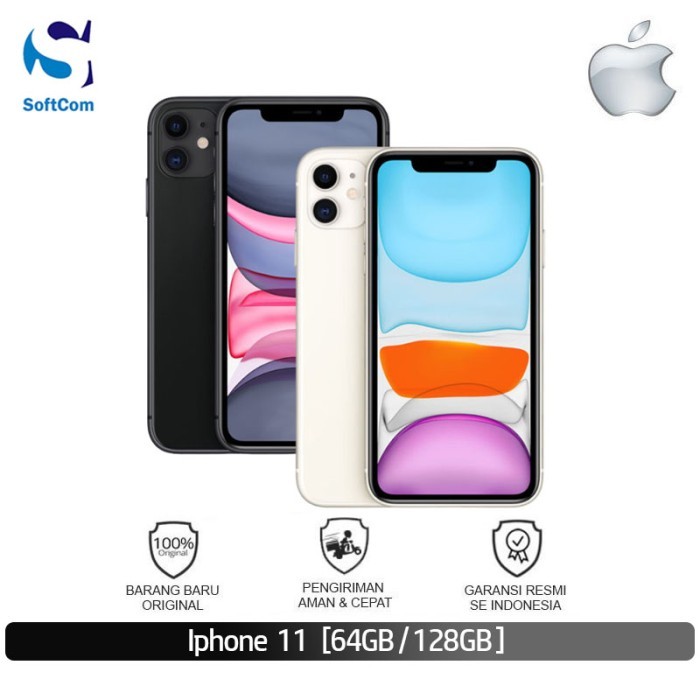Jual iPhone 11 Chipset A13 Bionic [64GB | 128GB] Original Garansi Resmi ...