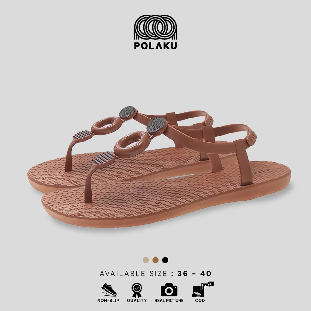 Jual PLK TG1606 Sandal Jepit Tali Wanita/Sandal Pantai Cantik Bohemian ...