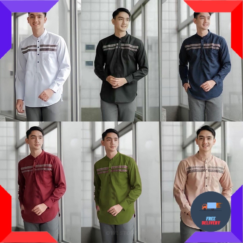 Jual HADIAH LEBARAN BAJU MUSLIM COWOK / Baju Koko Lengan Panjang Muslim ...