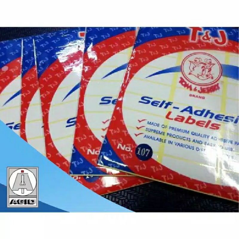 Jual Tom and jerry label 107 T&j labels no. 107 self-adhesive 1Pack saja | Shopee Indonesia