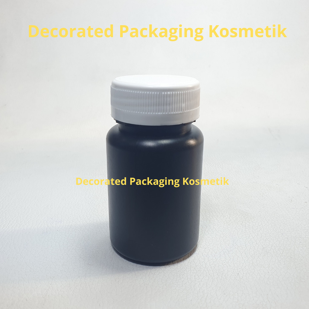 Jual Ester C 60 Kapsul Hitam Hdpe / Botol Obat / Botol Ester C 60 Kapsul Hitam / Botol Obat ...