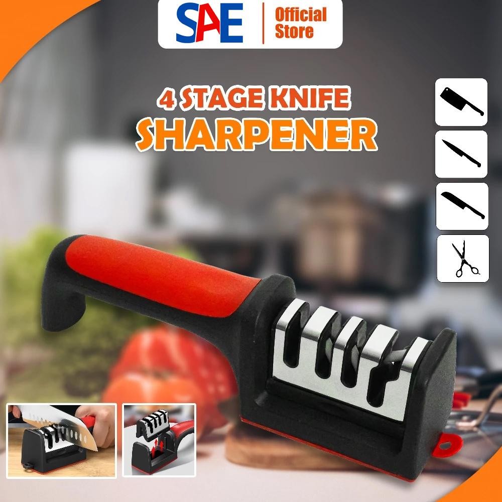 Jual SAEID - Asahan Pisau Gunting / 3 Step Knife Sharpener / Alat ...