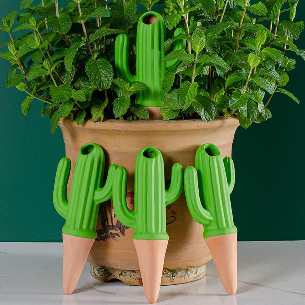 Jual Cactus Shape Auto Drip Irrigation Watering System Plant Dripper ...