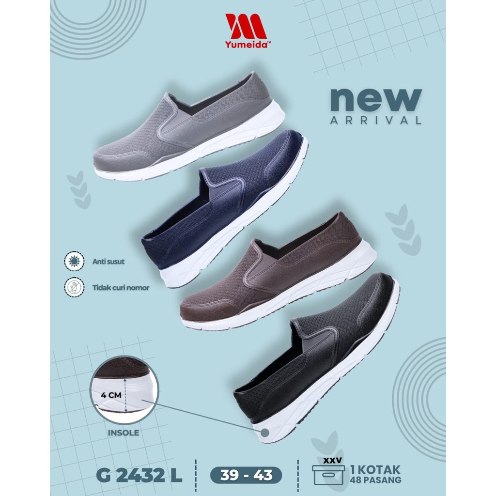 Jual Sepatu pria yumeida 2432 SPORT | Shopee Indonesia