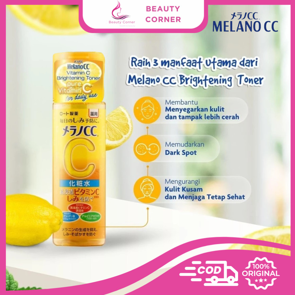 Jual Melano CC Vitamin C Brightening Toner - 170ml | Shopee Indonesia