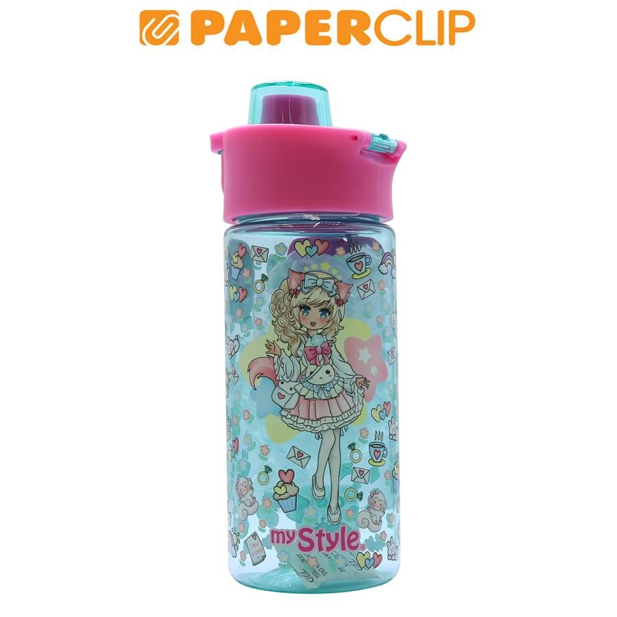 Jual BOTOL MINUM MY STYLE TM1170 GIRLS DESIGN 450ML | Shopee Indonesia