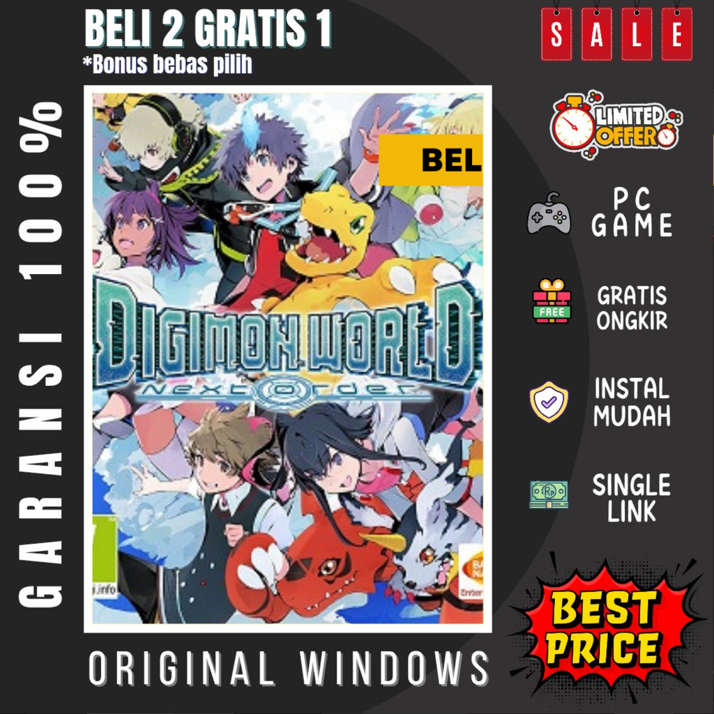 Jual DIGIMON WORLD NEXT ORDER - GAME PC - GAME LAPTOP - PC GAMES - BELI ...