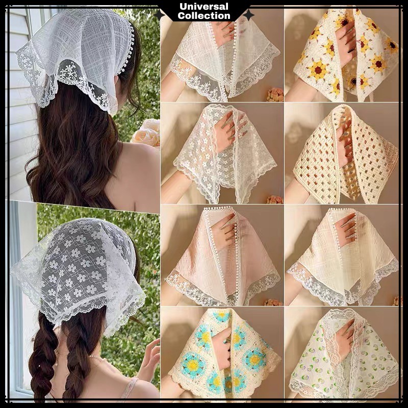 Jual BANDO SCARF FASHION KOREA MODEL RENDA CASUAL AESTHETIC / HEADBAND ...