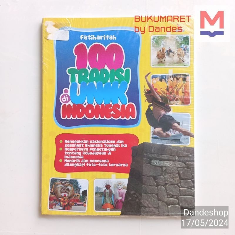 Jual 100 Tradisi Unik Di Indonesia - Buku Pengetahuan Anak Bergambar - Bukuindo | Shopee Indonesia