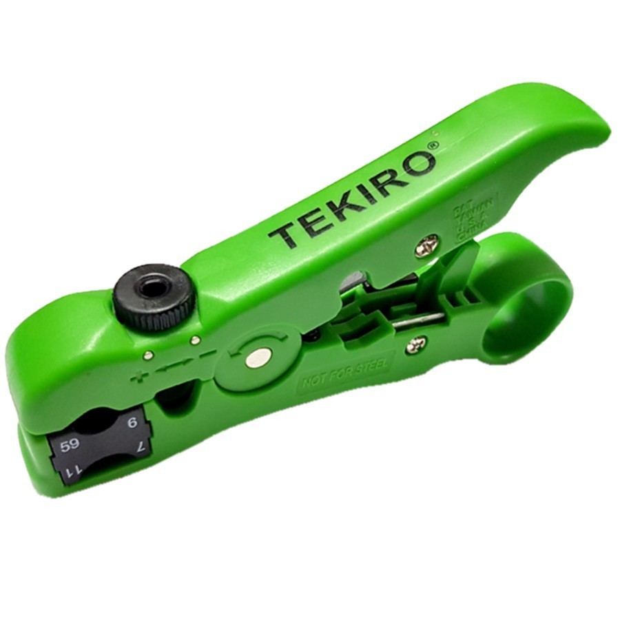 Jual TANG KUPAS KABEL / 2 BLADE CABLE STRIPPER TEKIRO PL-CB1694 / TANG ...